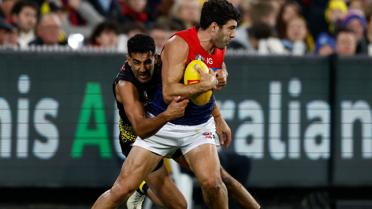 AFL News 2024: Christian Petracca tagging against Geelong, Melbourne vs ...
