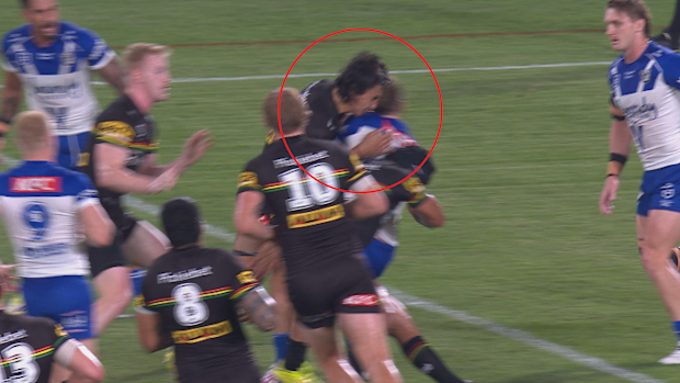 NRL news 2026: Panthers star Casey McLean sin binned for high tackle on ...