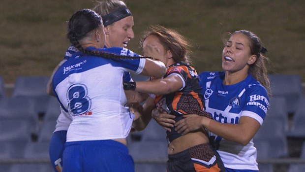 NRLW news 2025: Wests Tigers defeated by Canterbury Bulldogs, highlights, Angelina Teakaraanga ...