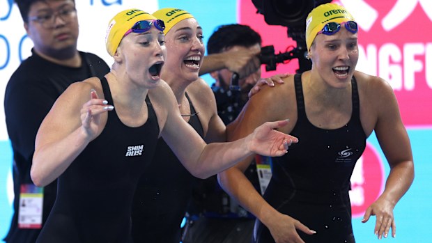 Swimming world championships 2025: Australia wins gold medals in men's ...