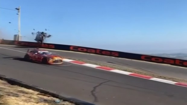 Motorsport Bathurst 12-hour 2025: Stephen Grove massive crash video ...