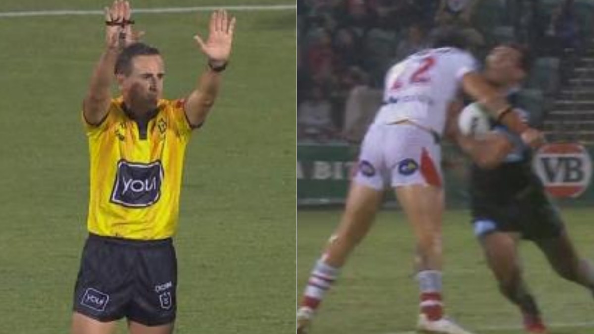 NRL news 2022, Dragons vs Sharks, Jaydn Su'a sin bin, video, tackle NRL news 2022, Dragons vs Sharks, Jaydn Su'a sin bin, video, tackle