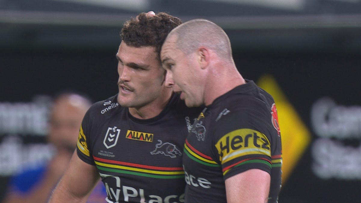 NRL news 2025: Nathan Cleary's clutch 40/20 kick seals win for Penrith ...