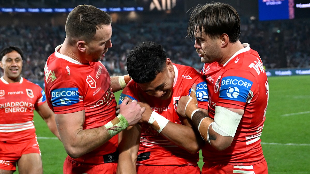 NRL news 2025: Sione Finau dislocates shoulder while scoring a try for ...