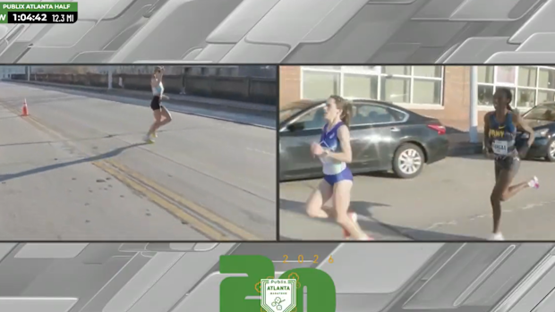running news 2026: lead trio taken off course US half marathon ...