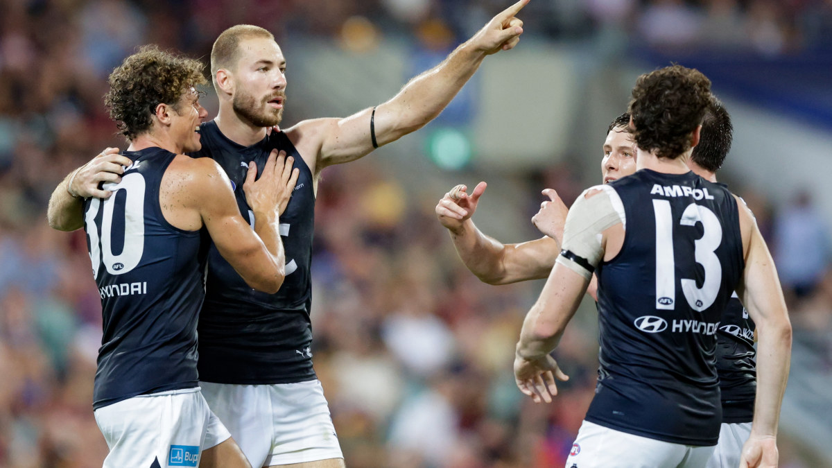 AFL News 2024: Harry McKay winning goals for Carlton against Brisbane ...