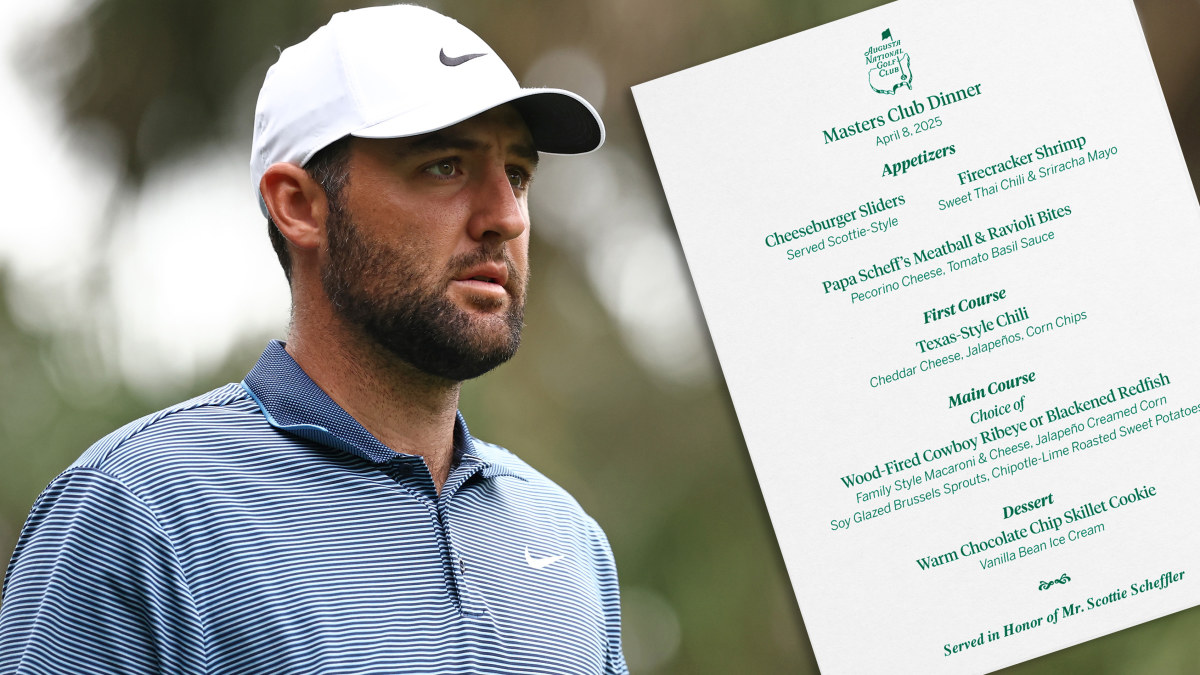 Golf news 2025, Scottie Scheffler Masters Champions menu includes nod ...
