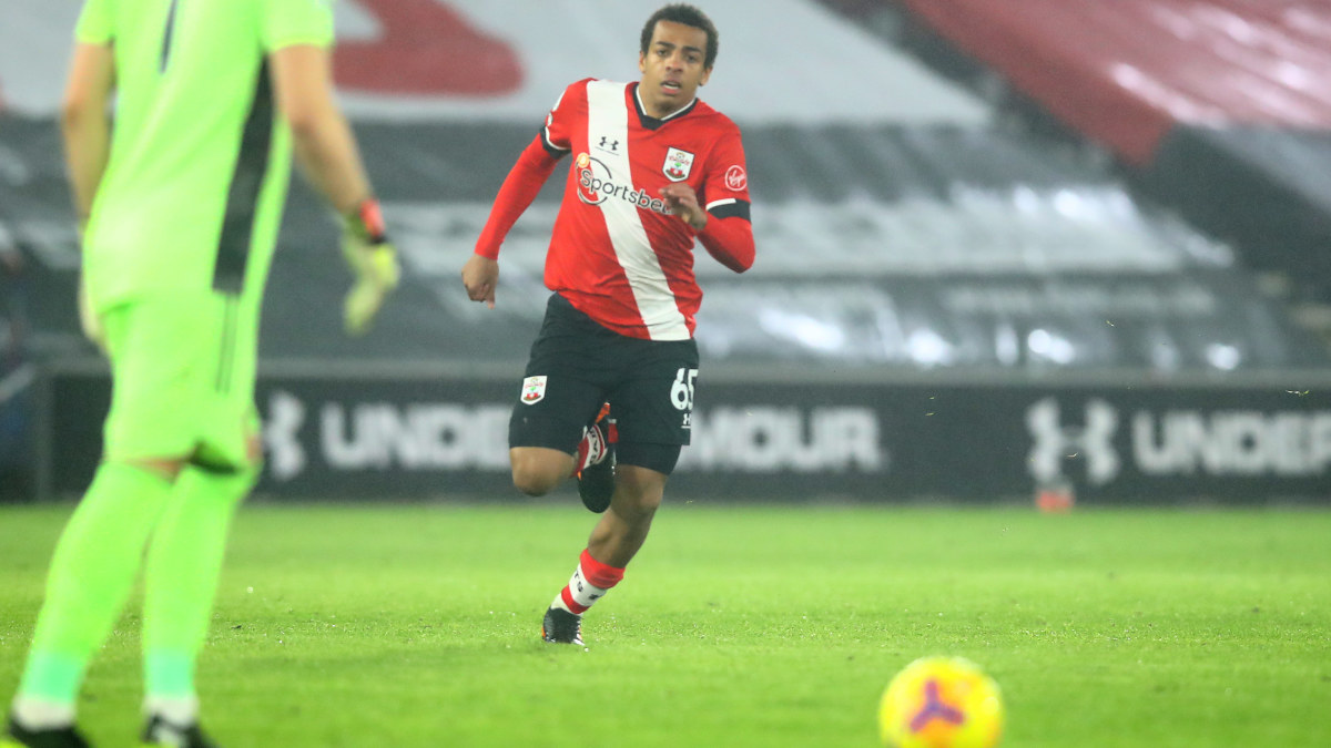 Caleb Watts Premier League debut Southampton v Arsenal