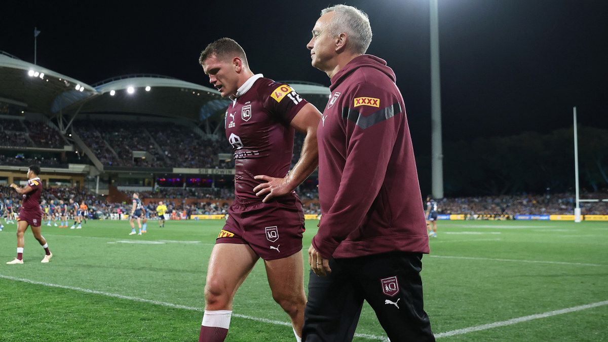 State of Origin 2023: Tom Gilbert injured, Lindsay Collins involved in ...