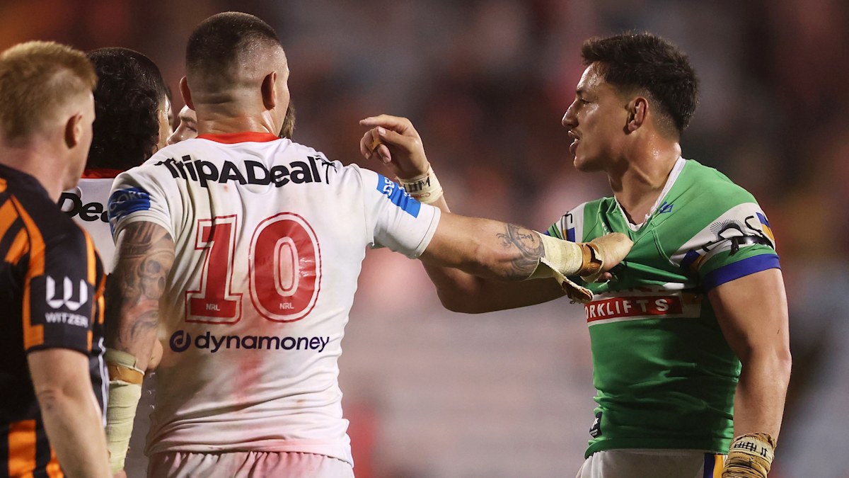 NRL news 2025: St George Illawarra Dragons defeat Canberra Raiders ...