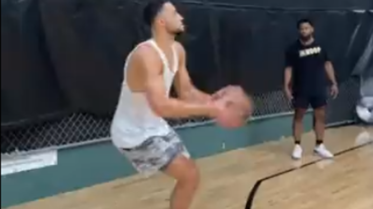 NBA world pokes fun at latest Ben Simmons workout video