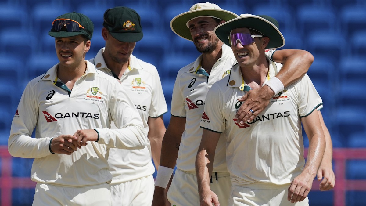 Australia v West Indies second Test 2025: Pat Cummins, Mitchell Starc ...