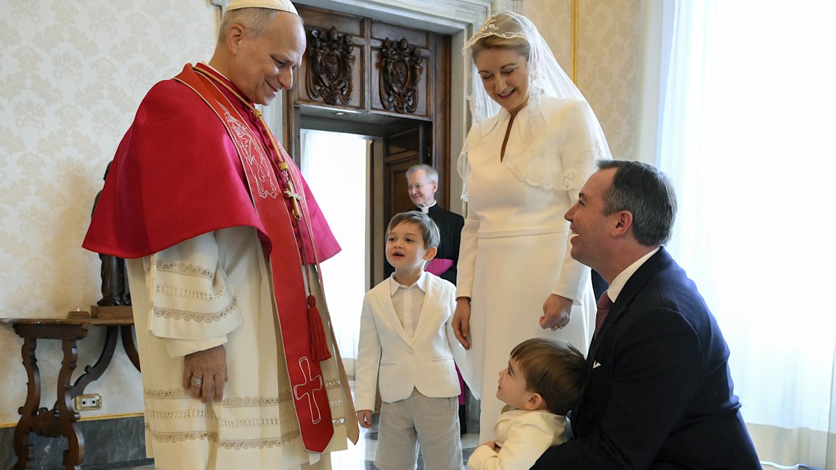 Royal siblings meet Pope Leo as their mother Grand Duchess Stephanie ...