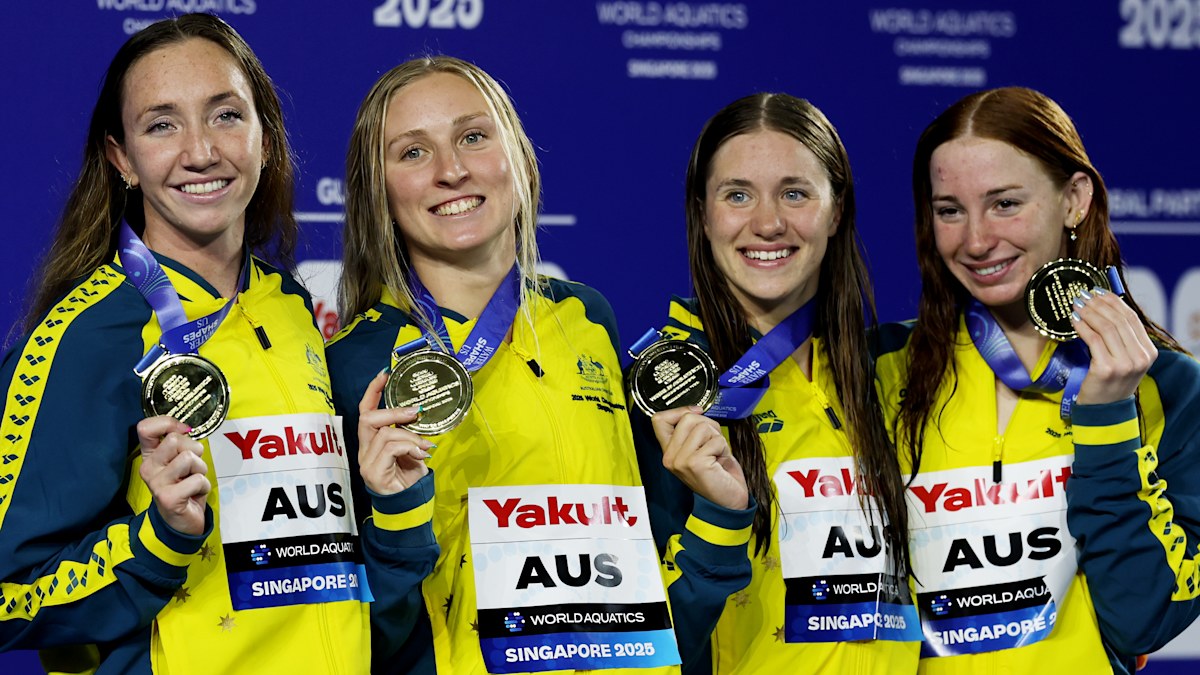 Swimming world championships 2025: Mollie O'Callaghan, Lani Pallister ...