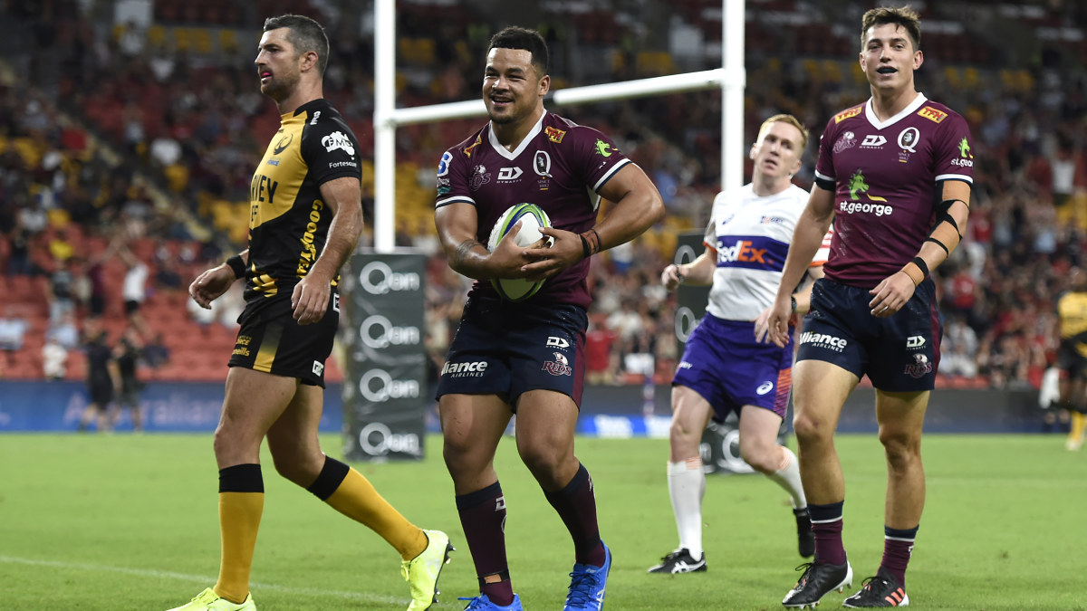 Hunter Paisami Queensland Reds Super Rugby AU 2021 highlights