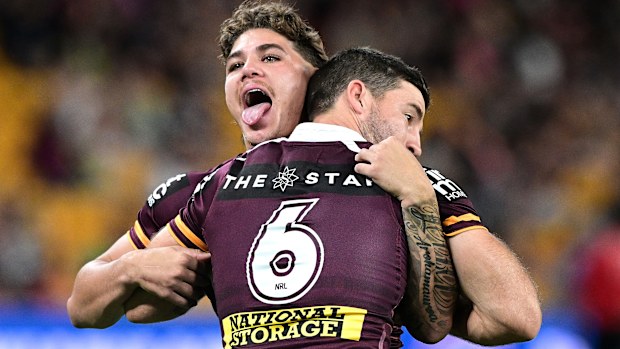 Reece Walsh and Ben Hunt. Getty