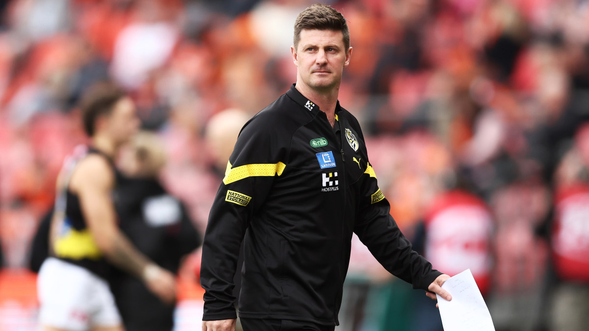 AFL News 2023 | Richmond coach Andrew McQualter comes to defence of ...