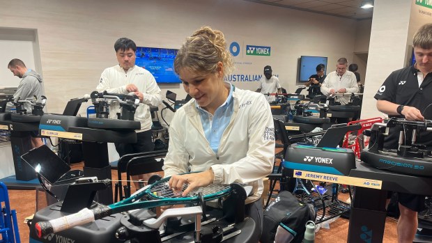 Australian Open 2025: Exclusive, Yonex Stringing Team reveal secret ...