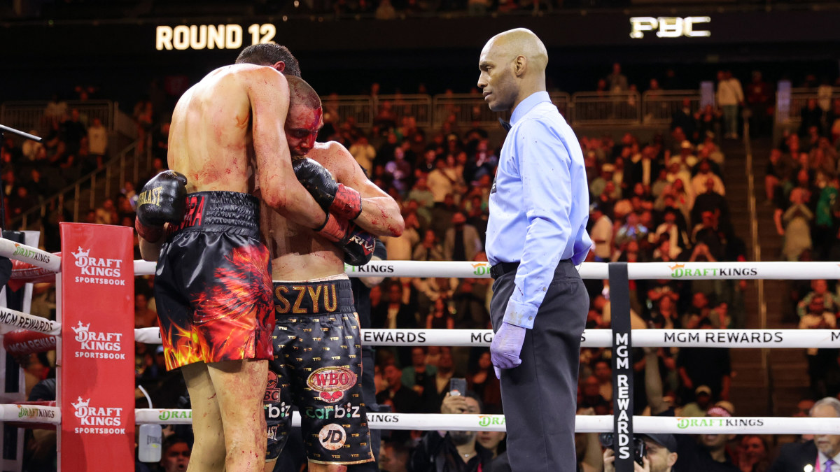 Tim Tszyu vs Sebastian Fundora boxing fight 2024 in pictures: Fundora ...