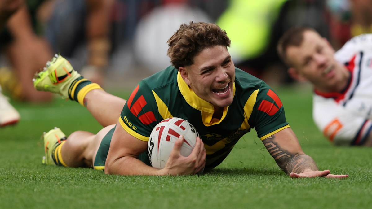 Rugby league Ashes 2025: Reece Walsh stars as Australian Kangaroos beat ...