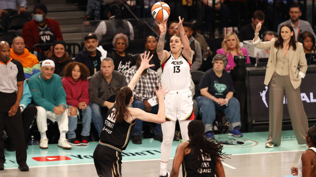 WNBA finals news 2023 | Cayla George leads Las Vegas Aces to historic ...