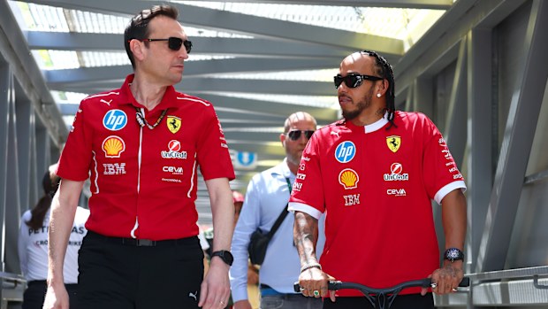 F1 news 2025: Lewis Hamilton rift race engineer, Ferrari Riccardo Adami ...