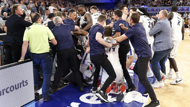 NBL news 2024: Montrezl Harrell banned for involvement in fan melee ...