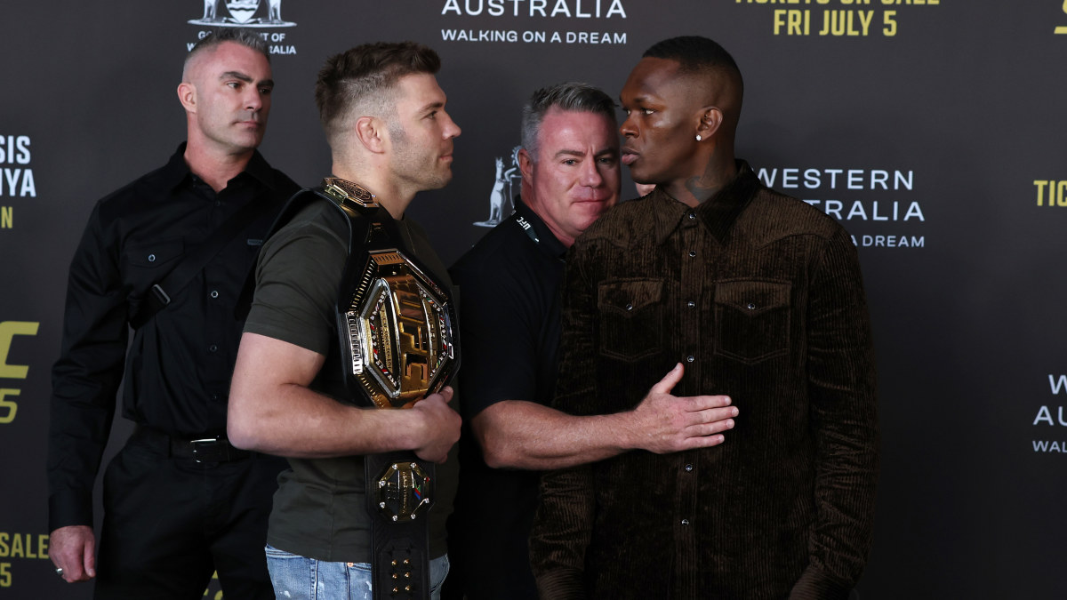 UFC 305 news: Israel Adesanya and Dricus du Plessis press conference ...