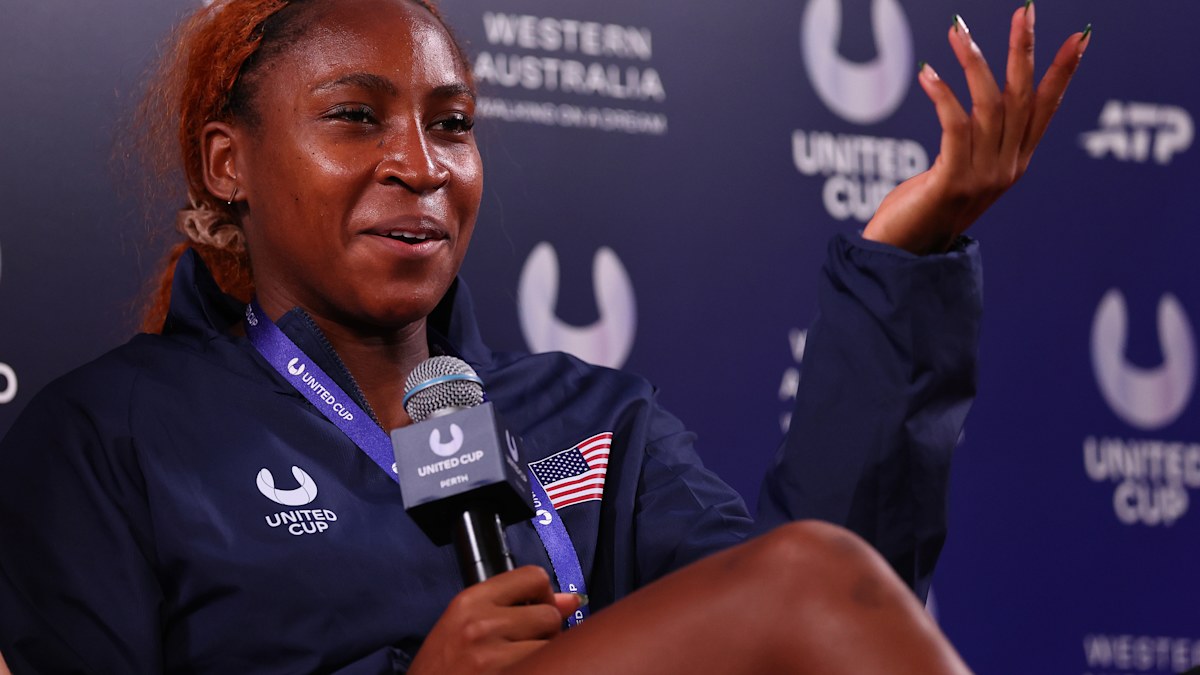 United Cup Tennis 2026: USA v Spain group stage result, Coco Gauff ...