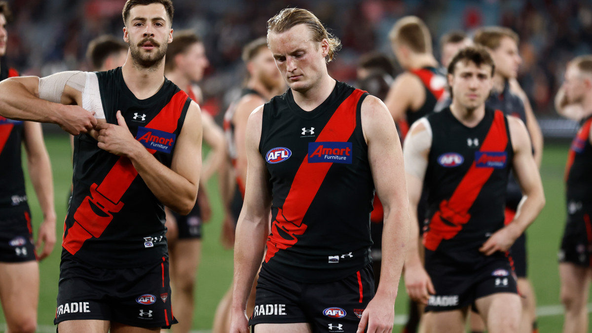 AFL News 2023: Essendon forced back to drawing board after another dismal loss to Collingwood by ...