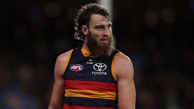AFL News 2025: Adelaide Crows' Riley Thilthorpe questioned for poor ...
