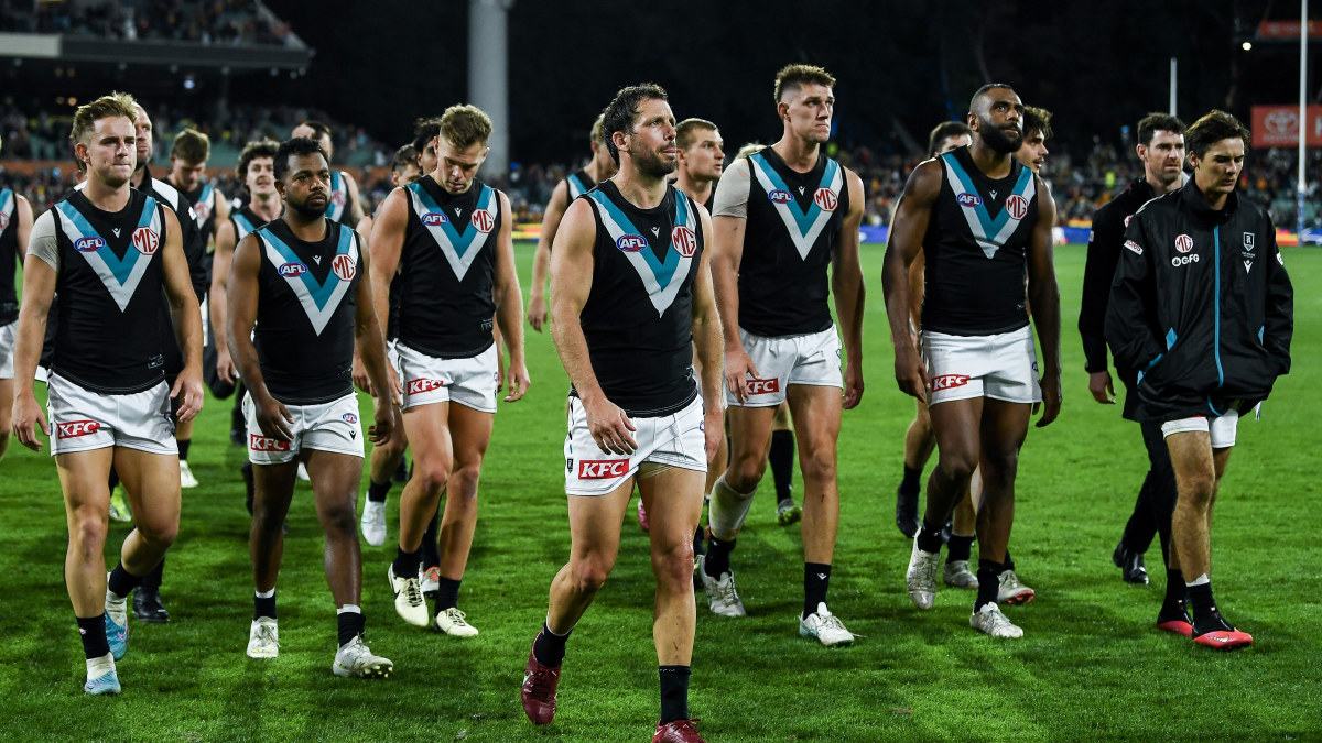 AFL News 2024: Port Adelaide vs Adelaide Showdown 55, Power 18 behinds ...