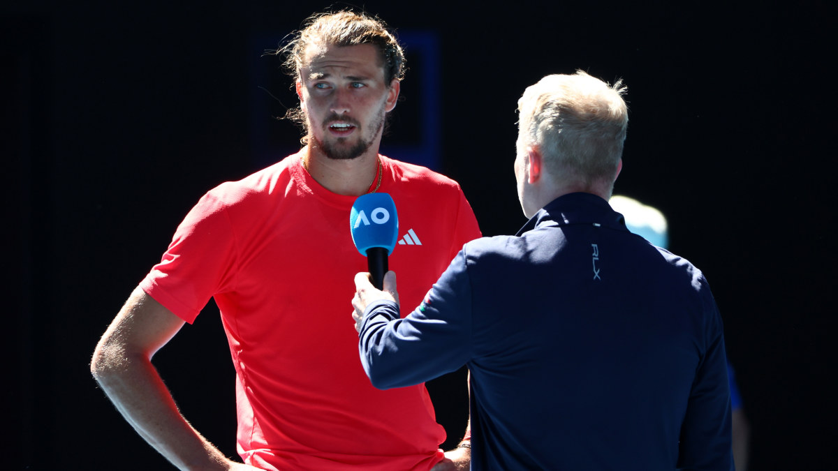 Australian Open 2025: Alexander Zverev classy on court interview after ...