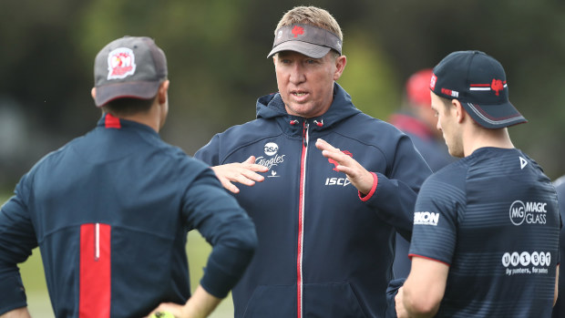 NRL news 2025, Roosters coach Trent Robinson reacts to Brandon Smith ...