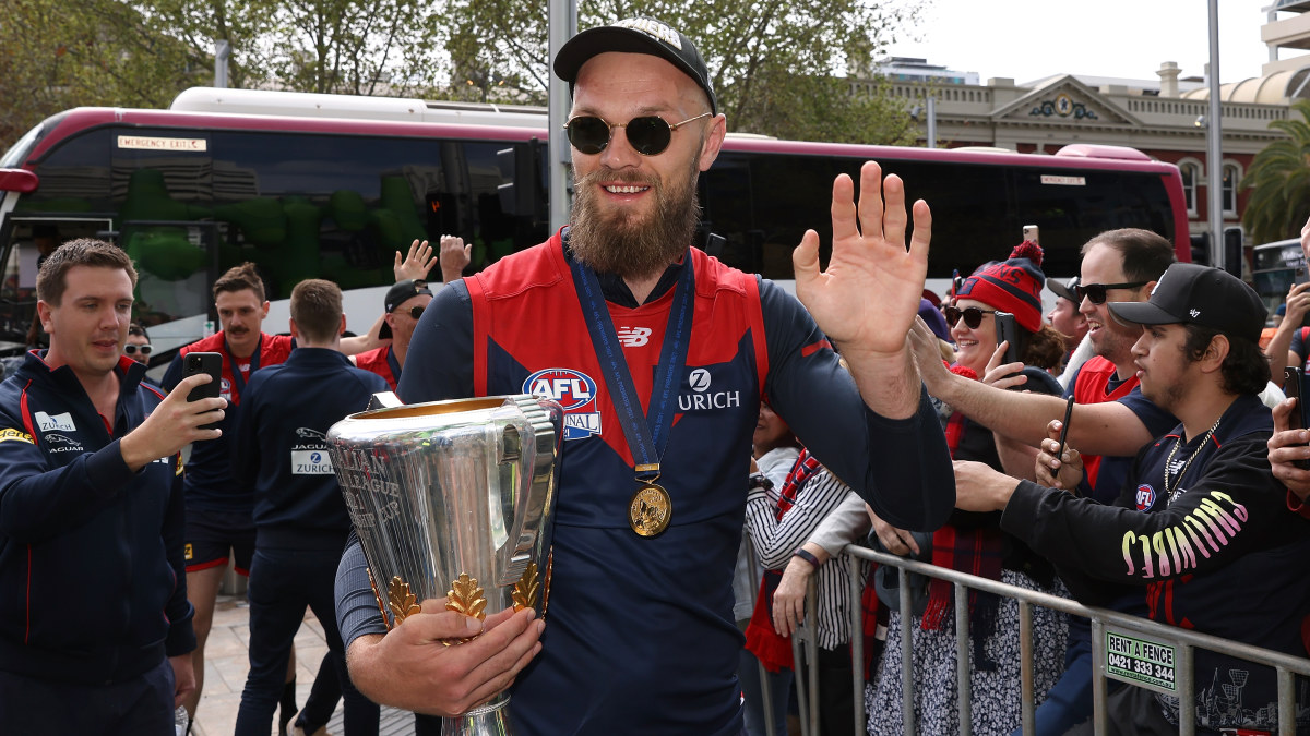 AFL: Melbourne Demons, celebrations, grand final result, videos, Max ...