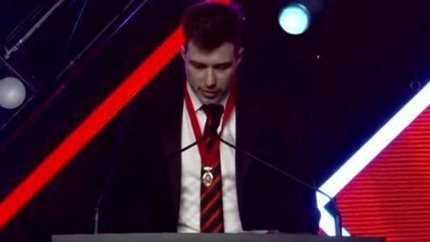AFL news 2025, Zach Merrett speech at Essendon Bombers ceremony amid ...