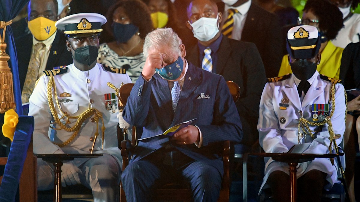 Prince Charles appears to fall asleep during midnight ceremony as ...