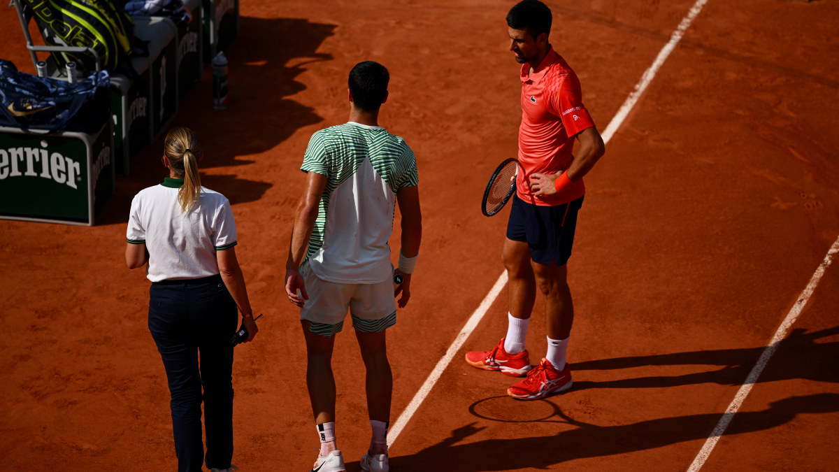French Open 2023: Novak Djokovic defeats cramping Alcaraz, 23rd Grand ...