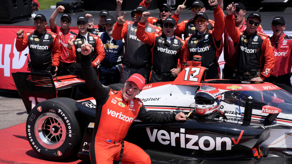 IndyCar 2024 news: Will Power wins at Iowa Speedway to pass Michael ...