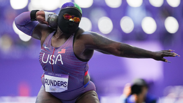Olympic Games Paris 2024: Who was masked athlete in women's shot put ...