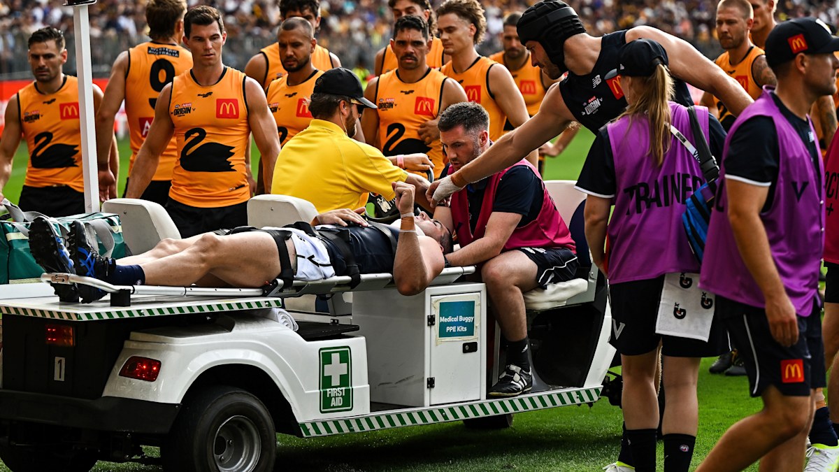 AFL news 2026: Carlton star Jacob Weitering fractures rib, cleared of ...