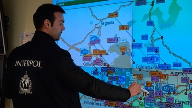 Interpol's global criminal database and my face