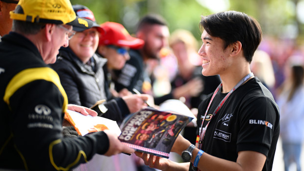 F1 Australian Grand Prix 2023: Australian Formula 3 driver Hugh Barter ...