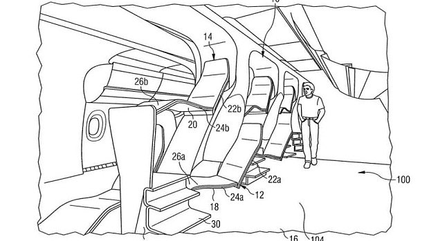 New seat 'stacking' design: Airbus designs plane cabin that seats ...