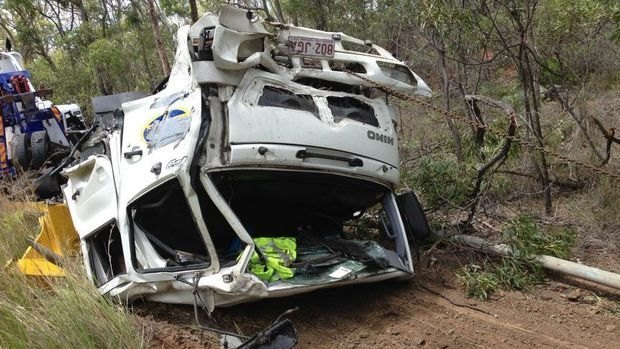 Crash causes damage to Bruce Highway bridge