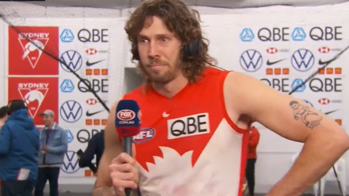 AFL news: Sydney Swans ruckman Tom Hickey emotional after huge ...