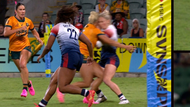Perth Sevens 2024 highlights | Australia star Teagan Levi banned three ...