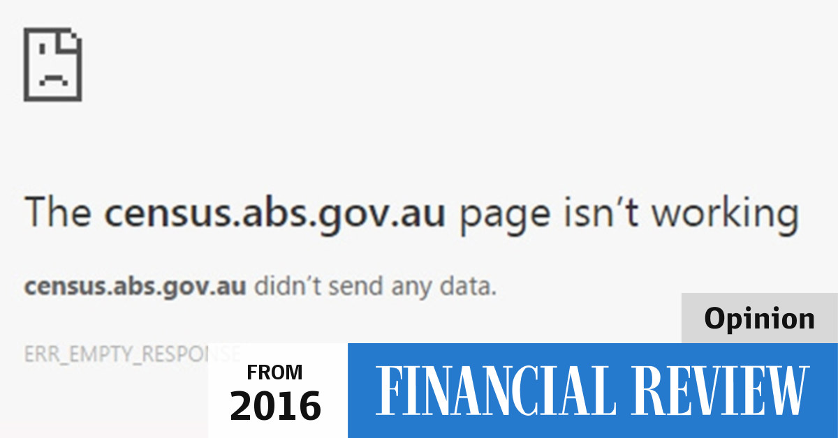 ABS census was an IT and cyber security disaster waiting to happen