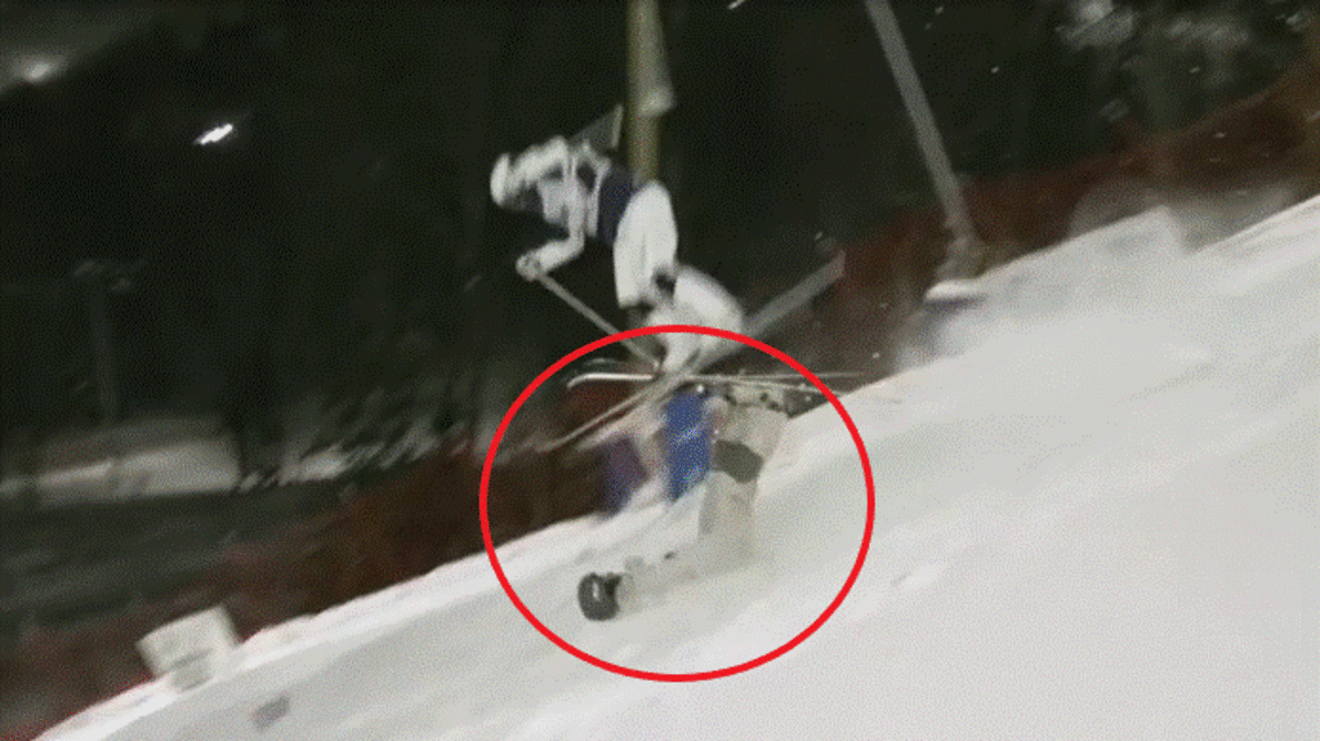 Aussie mogul skier Matt Graham escapes serious injury after FIS World ...