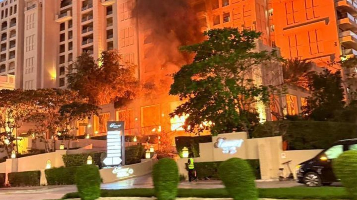 US-Israel strikes on Iran: Luxury Dubai hotel Fairmont Hotel damaged in ...